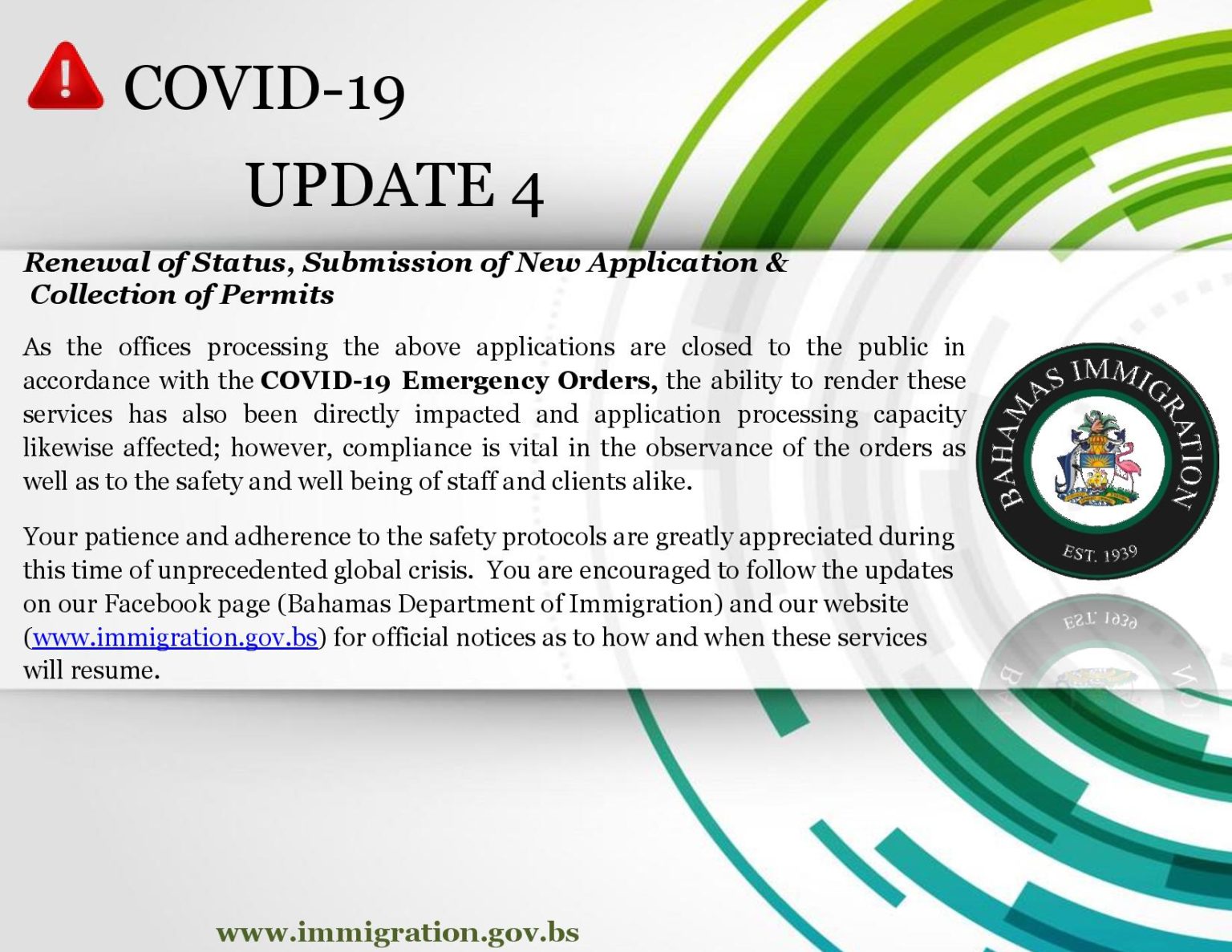 COVID-19 NEW/RENEWAL APPLICATION SUBMISSION & PERMIT COLLECTION ...