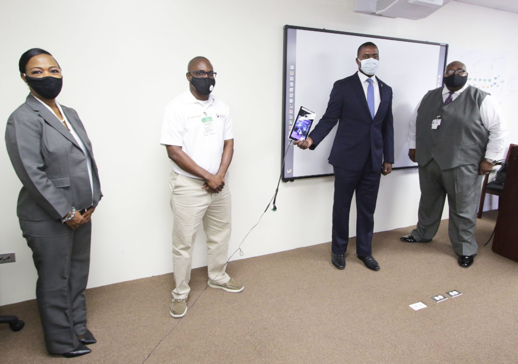 Bahamas Immigration Facial Recognition Thermometer Press Conference ...