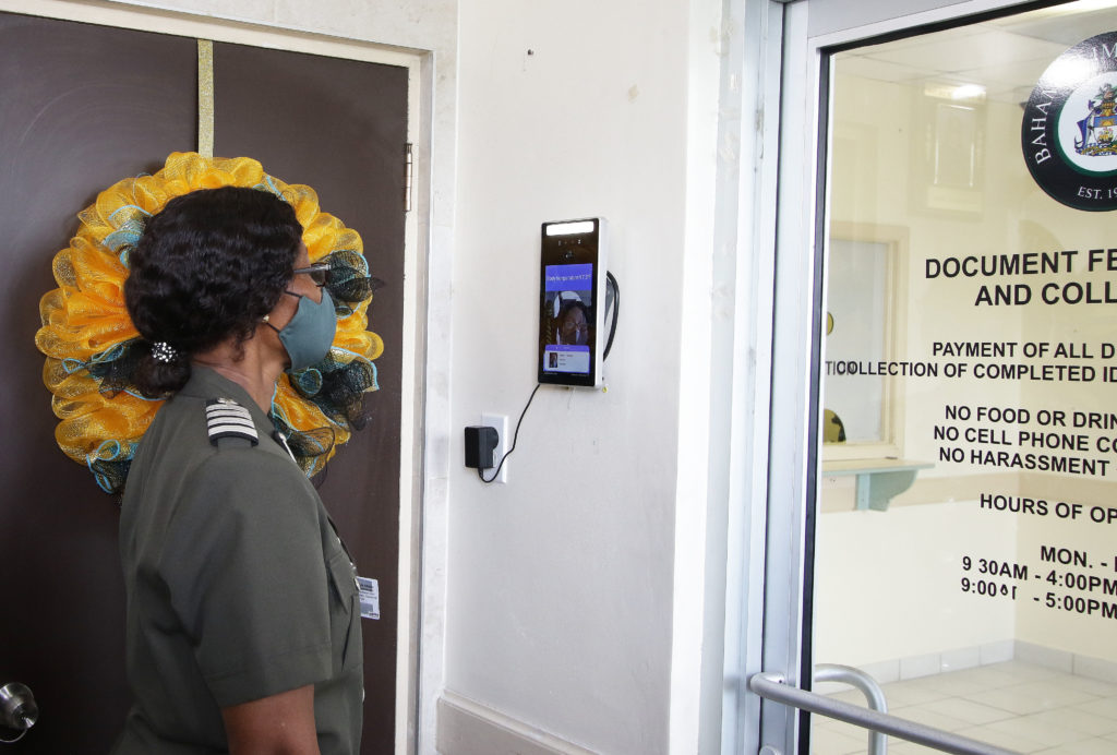 Bahamas Immigration Facial Recognition Thermometer Press Conference ...