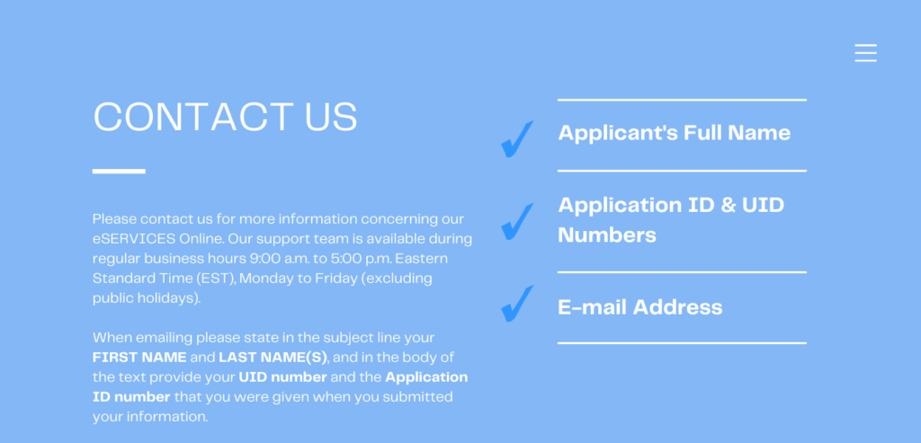 Application Tracking - Bahamas Immigration Department