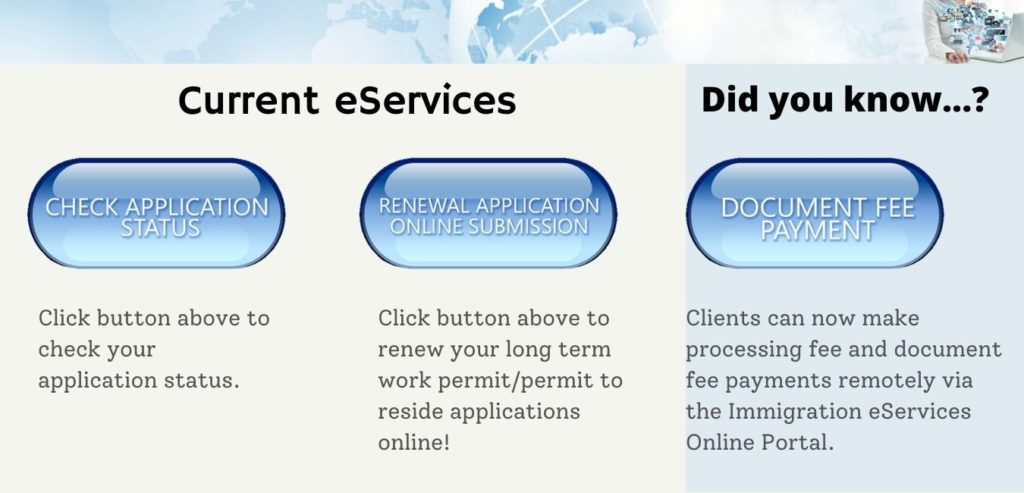 eServices Online Portal - Bahamas Immigration Department