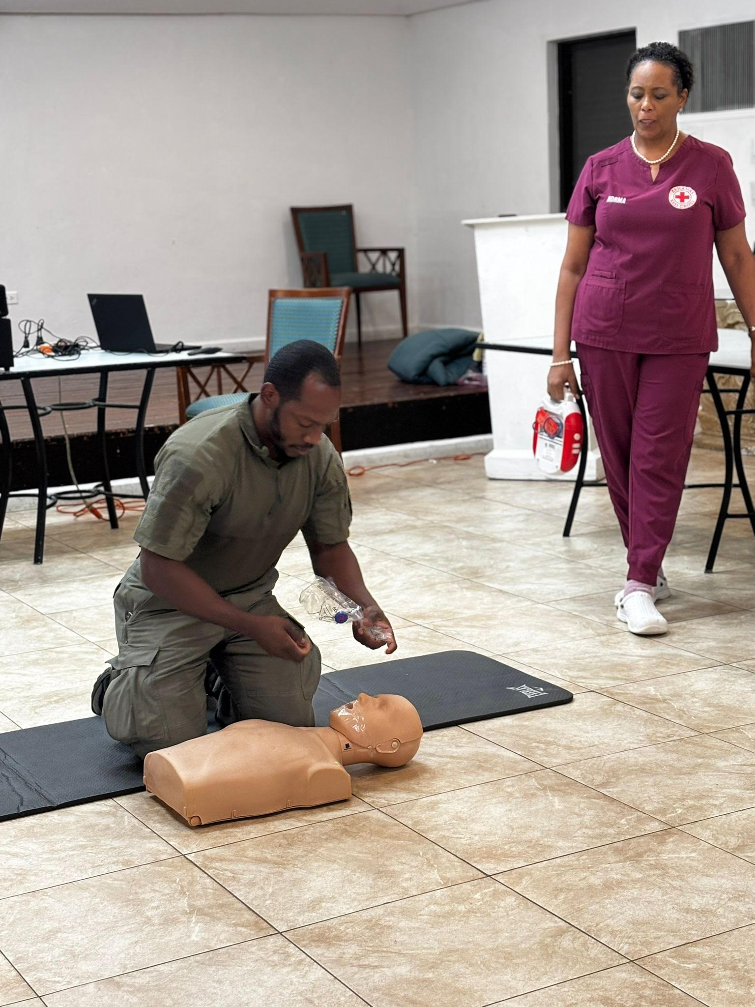 Immigration Officers Completed First Aid, CPR and AED Training with ...
