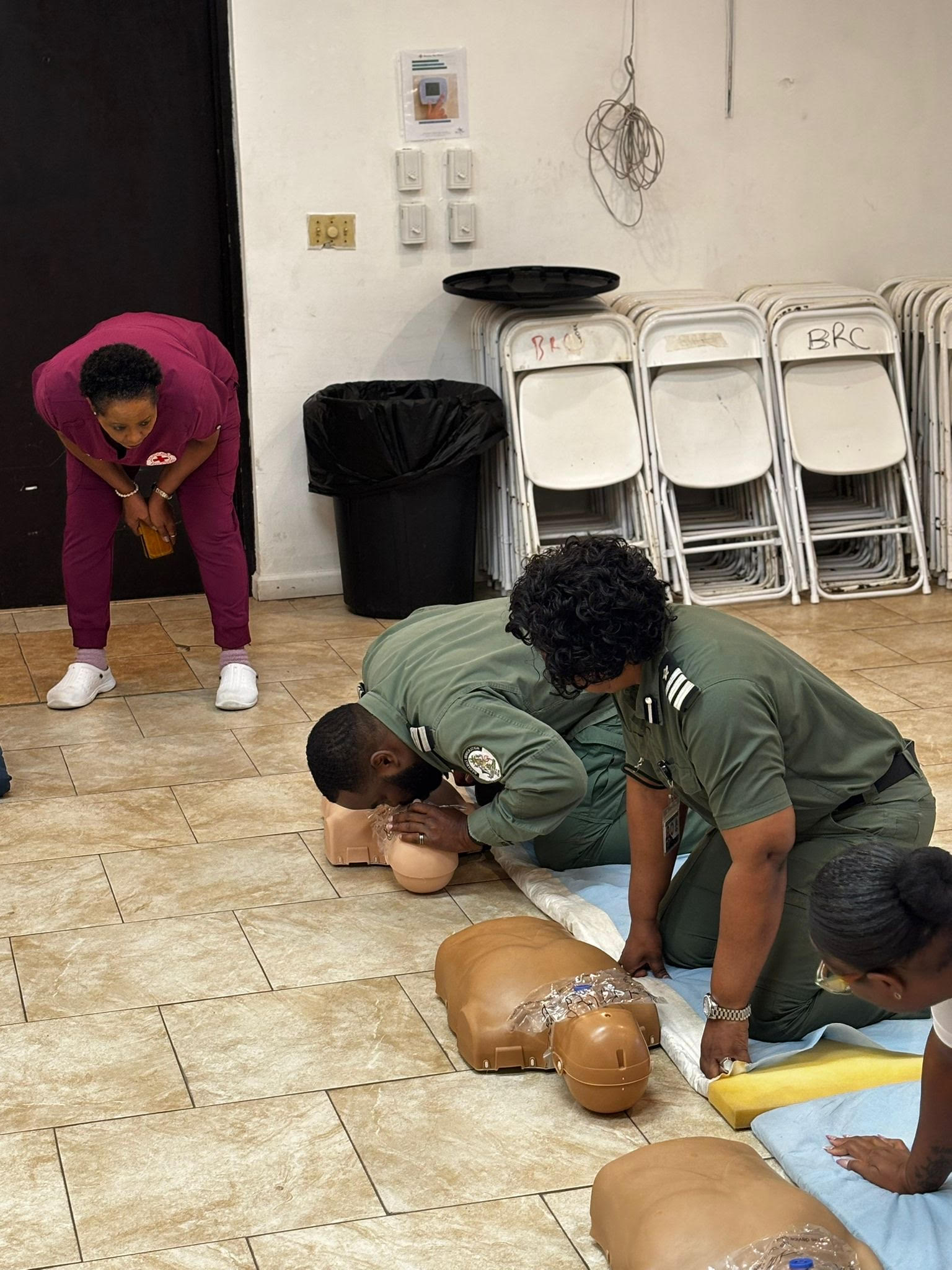 Immigration Officers Completed First Aid, CPR and AED Training with ...