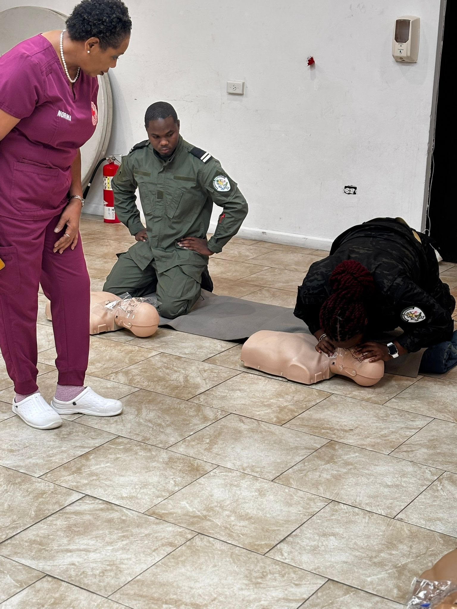 Immigration Officers Completed First Aid, CPR and AED Training with ...
