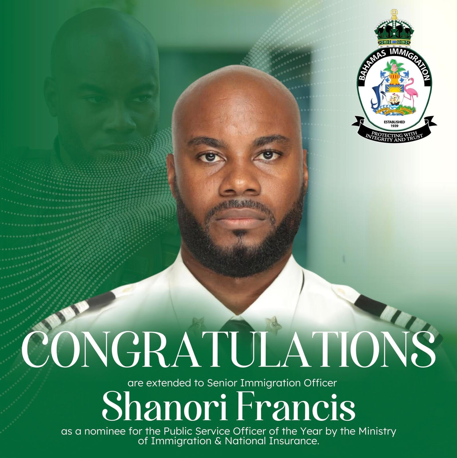 Honouring Excellence: Senior Immigration Officer Shanori Francis ...