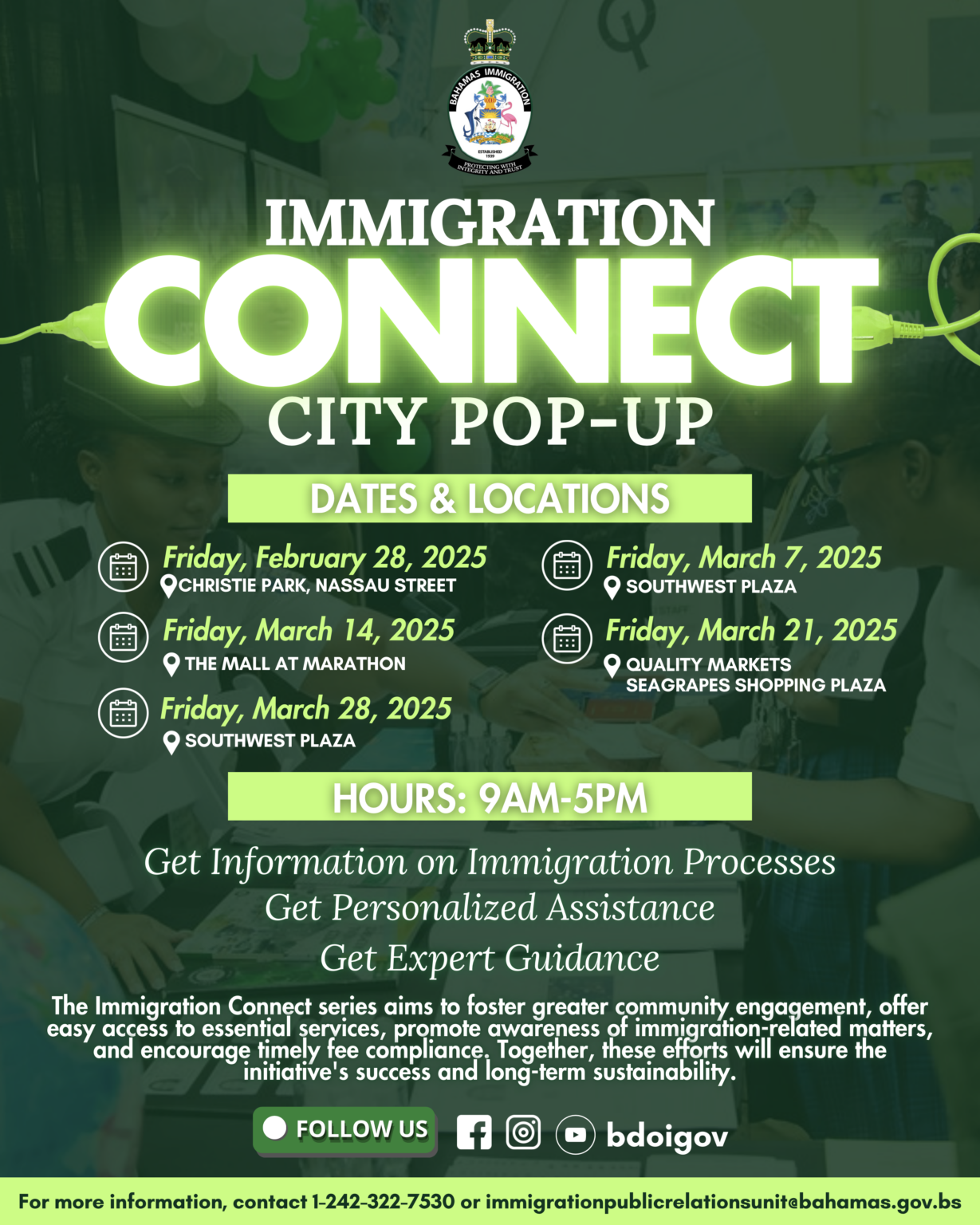 Immigration Connect: City Pop-Up - Bahamas Immigration Department