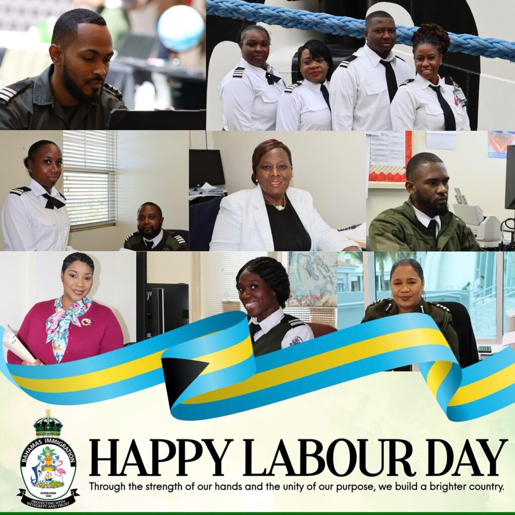 Honouring Sir Randol Fawkes Labour Day - Bahamas Immigration Department