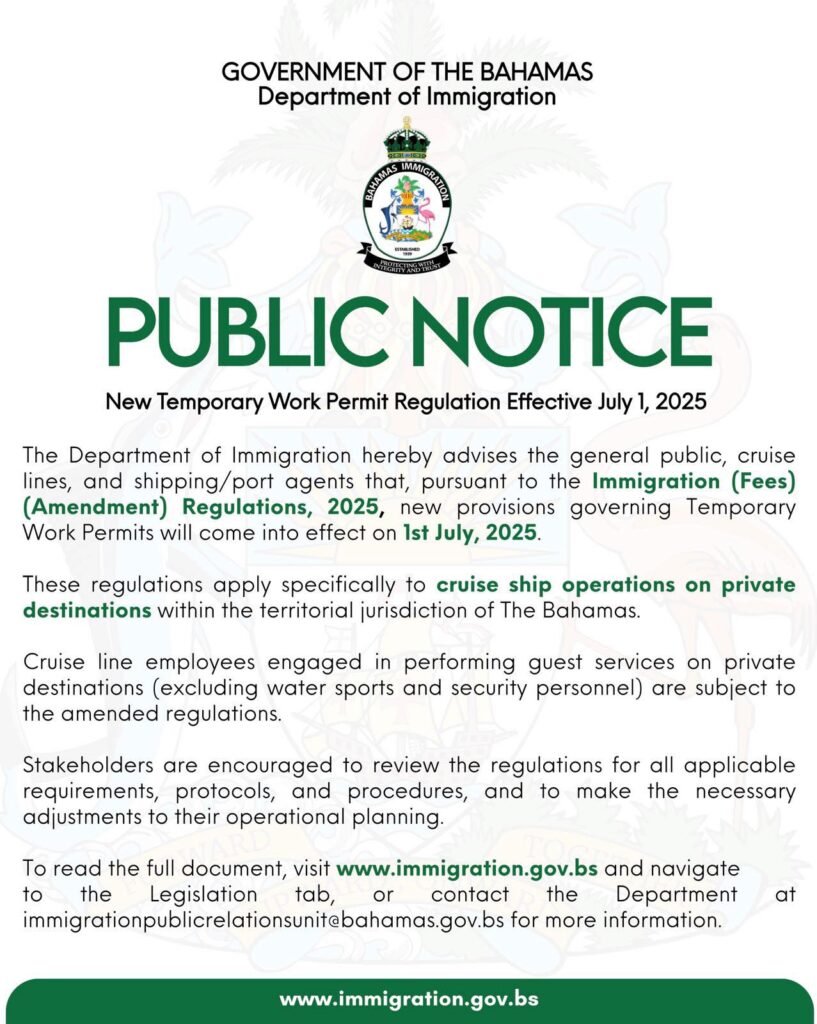 Public Notice – New Temporary Work Permit Regulation Effective July 1 ...